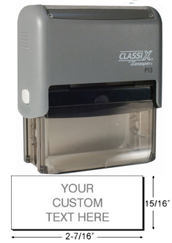 Xstamper ClassiX Rectangular Self-Inking Stamp P13